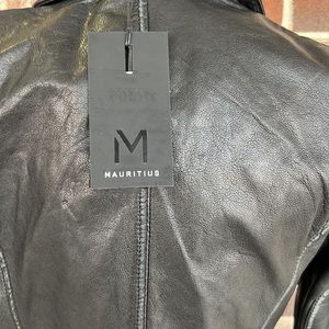mauritius | Jackets & Coats | Mauritius Sofia Leather Jacket In Black ...